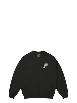 PALACE Palace P3 Stitch Crew Black