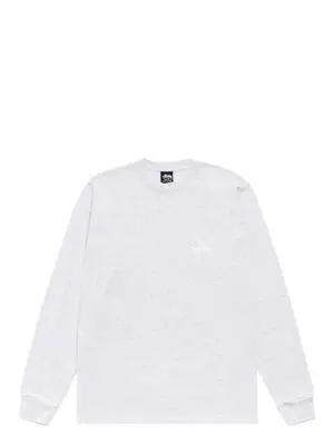 StÜssy Stüssy Basic Logo Long Sleeve T-Shirt Grey