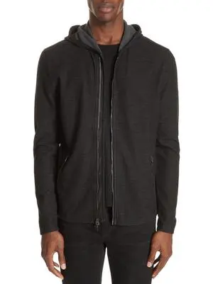 John Varvatos Zip Hoodie - Black