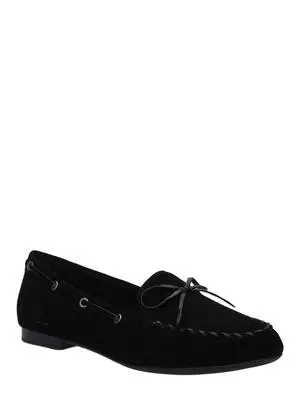 Josef Seibel Clarice 07 Leather Loafer With Bow Detailing - Black