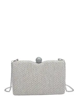 URBAN EXPRESSIONS Marissa Evening Bag With Detachable Chain Strap - Sage