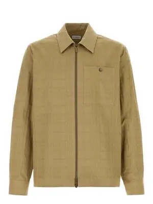 Burberry Burberry Men Beige Cotton Shirt Brown