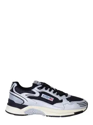 AUTRY Hyperway Mirror Sneakers - Silver/black