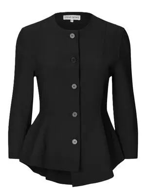Stine Goya Flared Button-up Top - Black