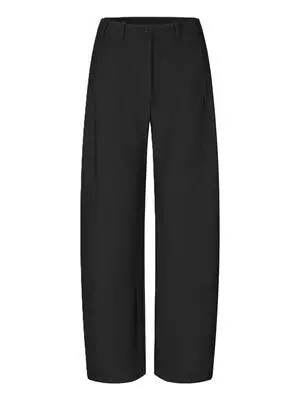 Stine Goya Sharp Pleat Wide Leg Trousers - Black