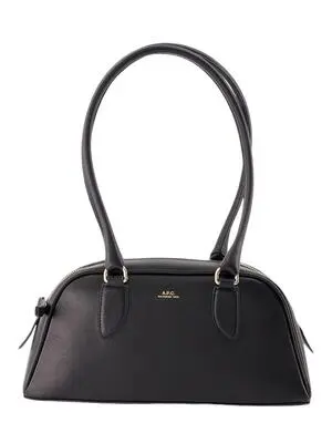 A.p.c. Paloma Small Leather Bag - Black