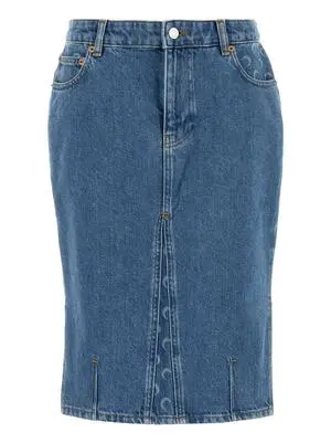 MARINE SERRE MARINE SERRE Denim Skirt