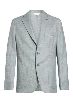 PAOLONI Blazer Size Wool, Elastane - Grey