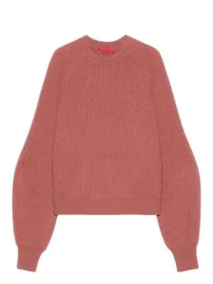Max & Co. Wool-cashmere Balloon Sleeve Sweater - Brown