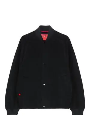 Max & Co. Virgin Wool Bomber Jacket - Black