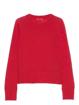 Max & Co. Virgin Wool Crew Neck Sweater - Red