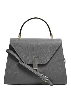 VALEXTRA Valextra Top Handle Bag With Gold Tone Hardware Black