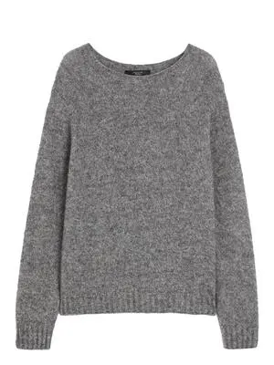 Max Mara Weekend Max Mara Round Neck Knit Sweater Gray