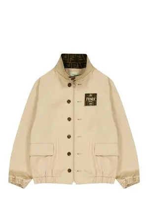 Fendi Stand Collar Bomber Jacket - No