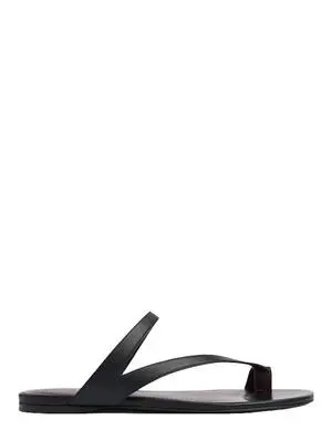 Khaite Khaite Crossover Strap Sandals Black