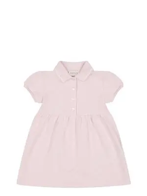 Gucci Short Sleeve Polo Dress - No