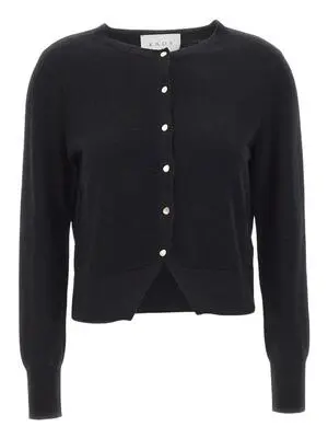 KAOS KAOS Buttoned Crew Neck Cardigan