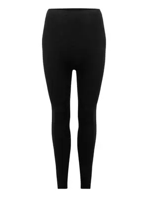 Gucci Solid Color Full Length Trousers - Black