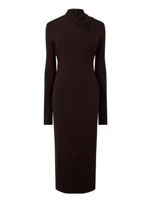 Max Mara Long Sleeve Midi Dress - No