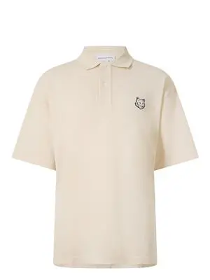 Maison Kitsuné Bold Fox Head Patch Oversize Polo Shirt - No