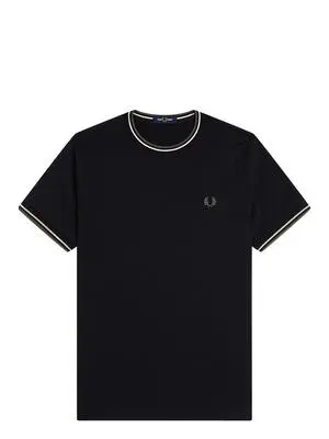 Fred Perry Solid Color T-shirt - Black