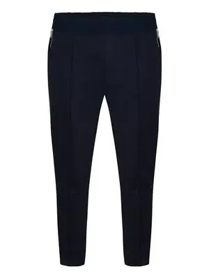 Hugo Boss Elasticated Waist Knit Trousers - Blue