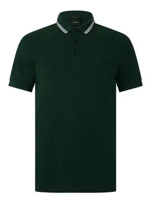 Hugo Boss Solid Color Polo Shirt - Black