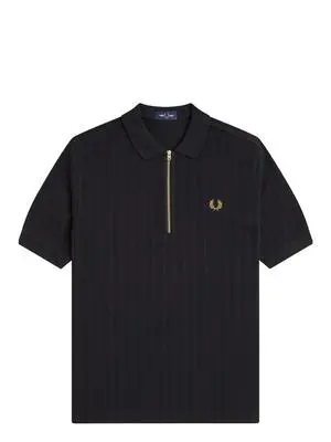 Fred Perry Short Sleeve Polo Shirt - Black