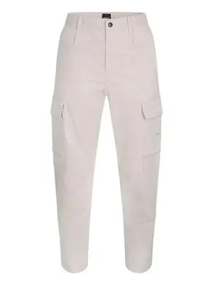 Hugo Boss Button-zip Waist Straight-leg Cargo Trousers - No
