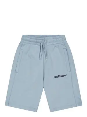 Off-White Logo Shorts - Blue
