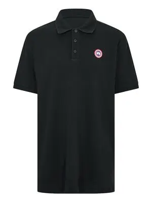 Canada Goose Short-sleeve Polo Shirt Black
