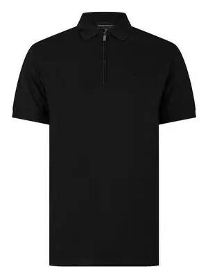 Emporio Armani Solid Color Polo Shirt - No