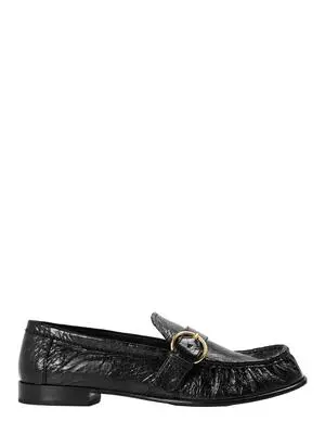 MIU MIU Miu Miu Crinkled Leather Loafers