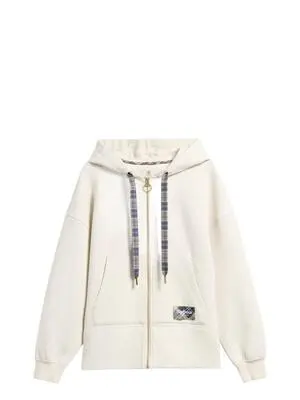 Barbour Plaid Detail Zip-up Hoodie - No