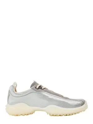 Miu Miu Metallic Mesh Low Top Sneakers - No