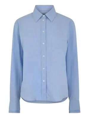 Hugo Boss Long Sleeve Collared Shirt - Blue