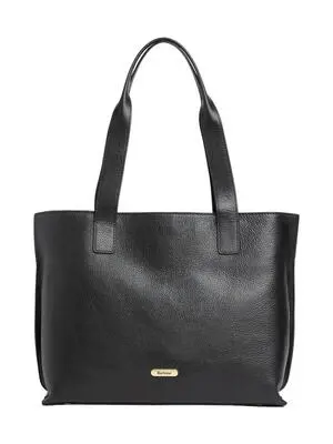 Barbour Alder Leather Tote - Black