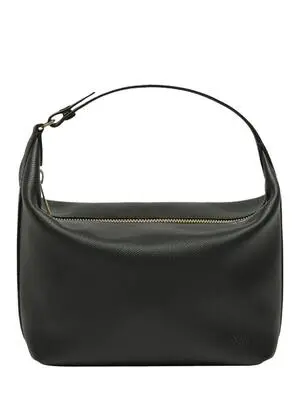 VALEXTRA Valextra Small Grained Leather Crossbody Bag Black