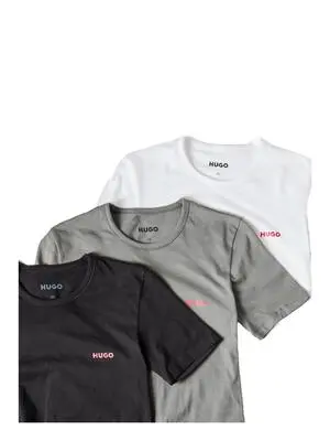 Hugo Boss 3pack Crew Neck Shortsleeve Tshirts - Black