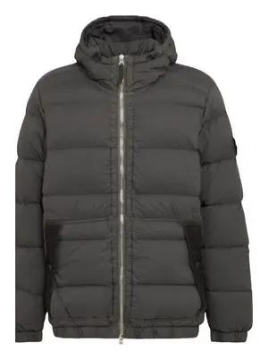 Stone Island Hooded Short Jacket - Black