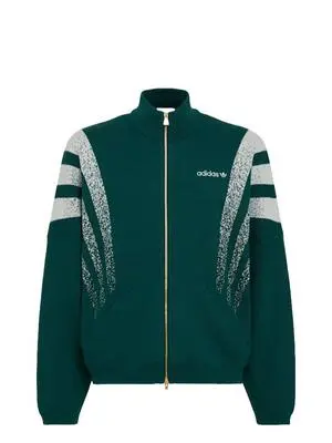 ADIDAS ORIGINALS Adidas Originals Zip Up Knit Sweater With Graphic Details