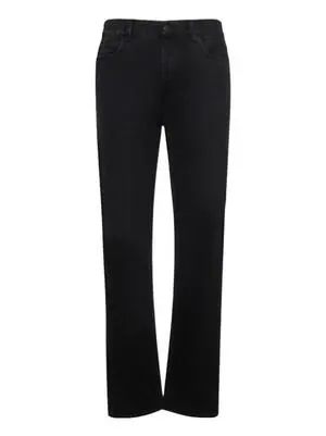 THE ROW Mid-rise Straight-leg Jeans - Black