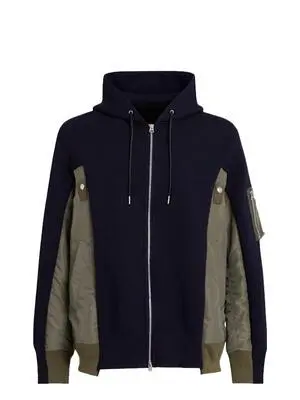 Sacai Hooded Drawstring Coat - No