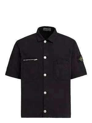Stone Island Buttondown Shirt - Black