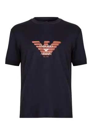 Emporio Armani Printed T-shirt - Black
