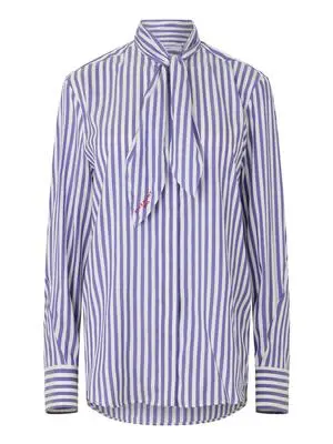 GIVENCHY Givenchy Striped Shirt With Tie Detail