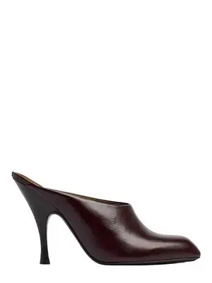 Khaite Closed-toe Mules With Spool Heel - Black