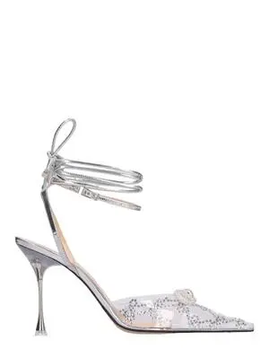 MACHMACH Stiletto Heeled Sandals With Ankle Strap - No