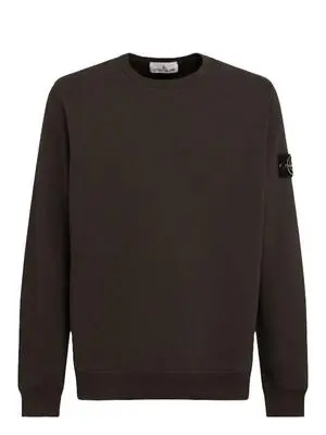 Stone Island Crewneck Long Sleeve Knit Sweater - Black