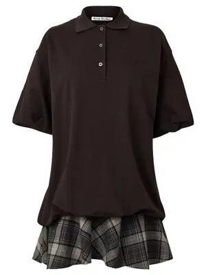 Acne Studios Collared Mini Dress - Black